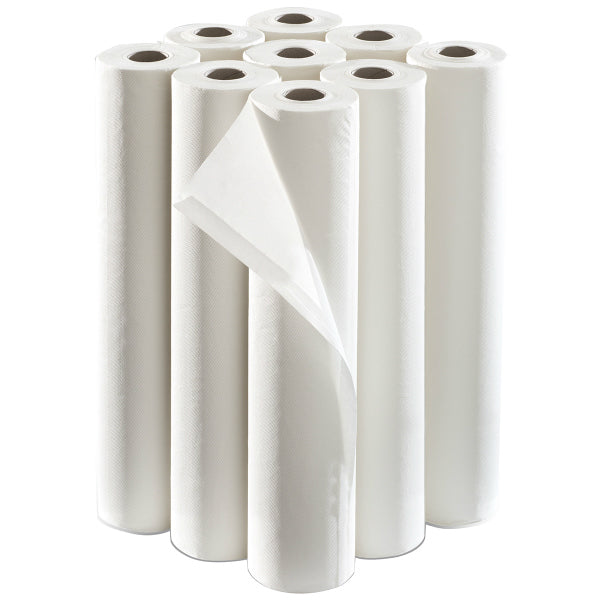 9 x 50M Extra Wide - Extra Strong - White Couch Roll – couchrolls.co.uk
