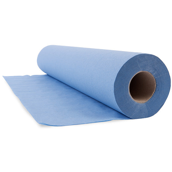 9 x 40m Recycled 20" Blue Couch Rolls – couchrolls.co.uk